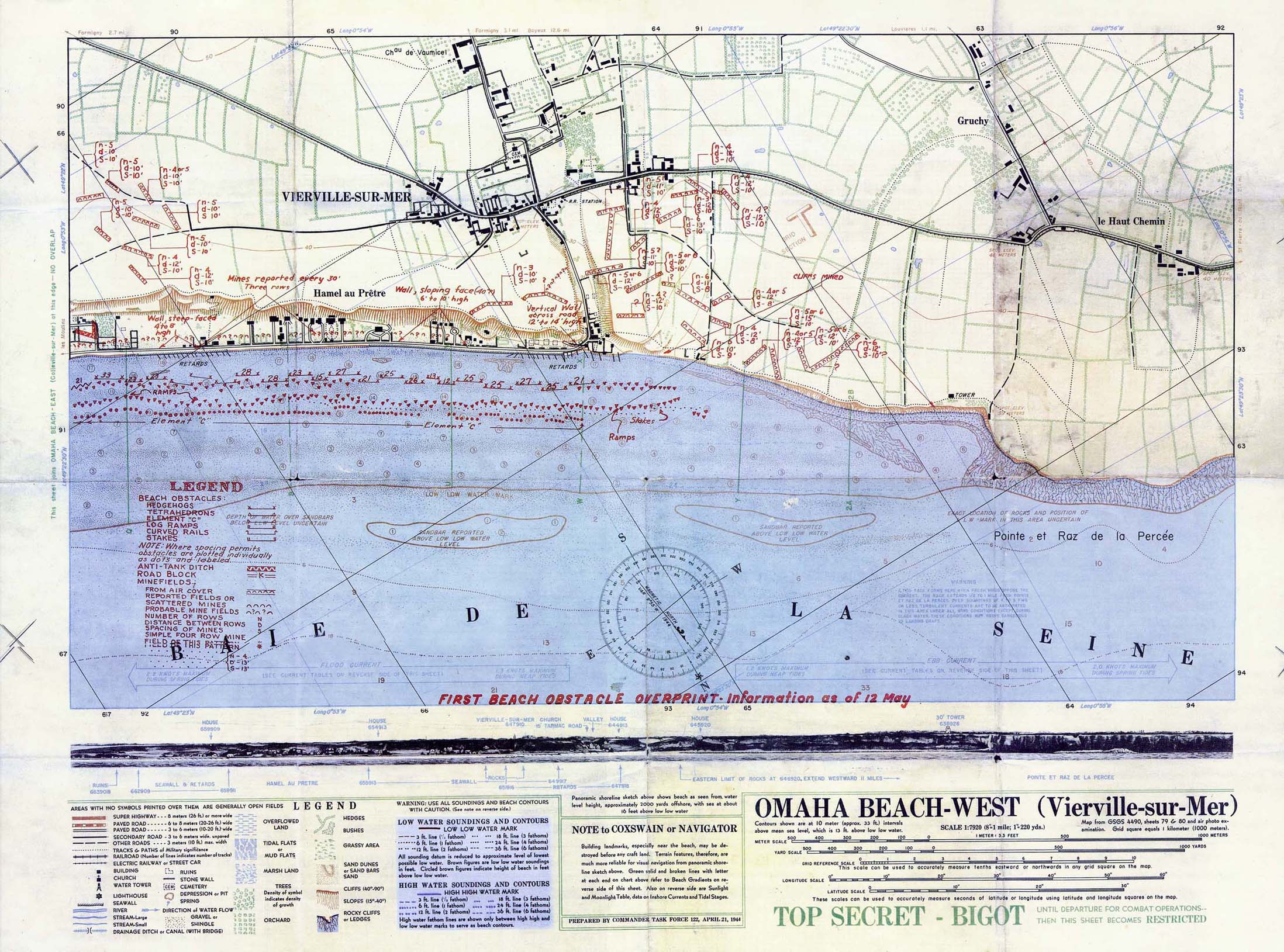 121 Cartes Omaha Beach