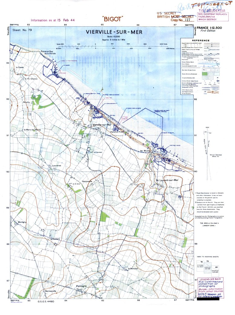 121 Cartes Omaha Beach