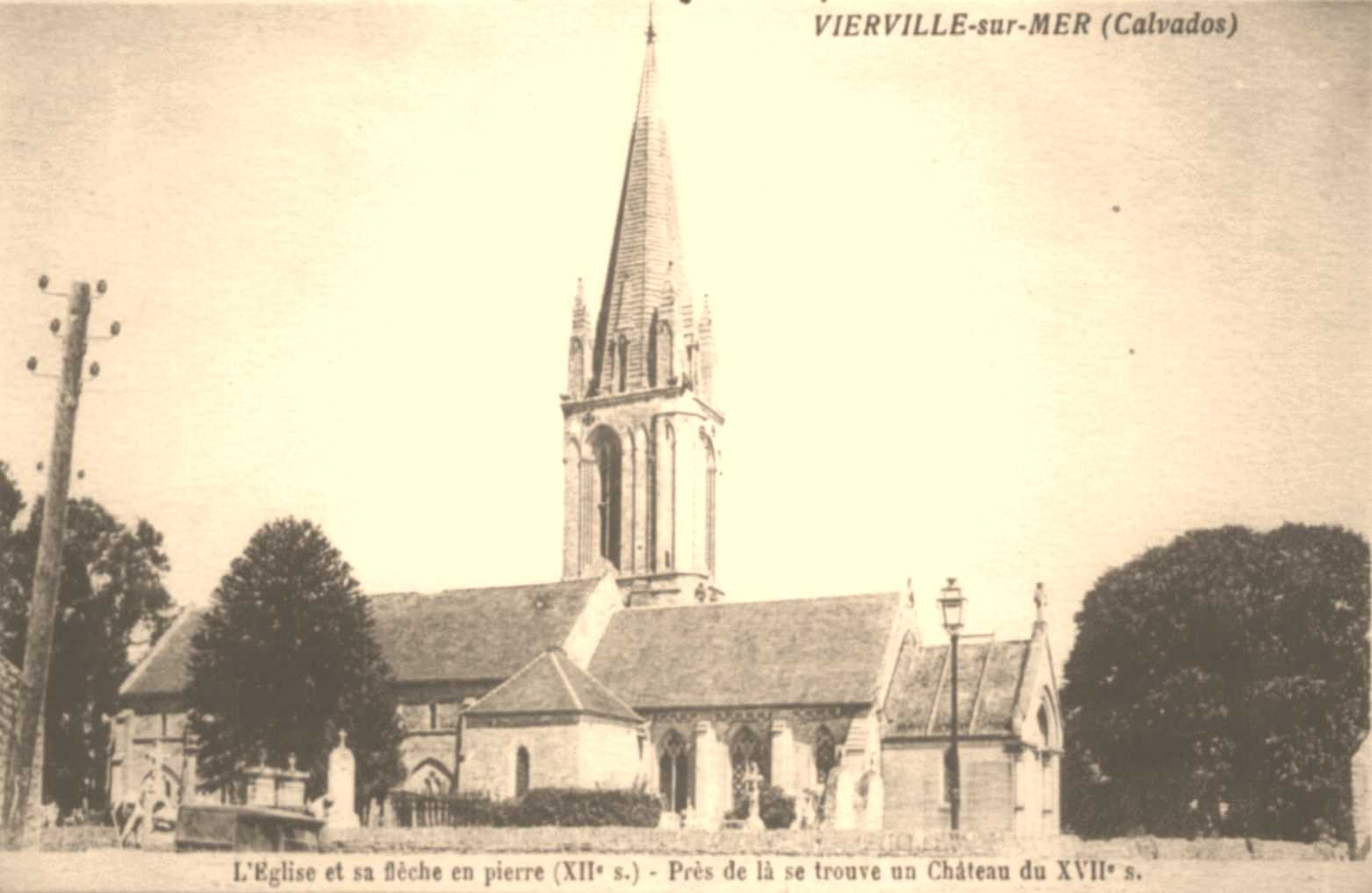 865-L'église de Vierville en 1944